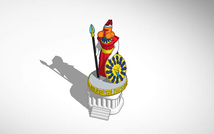 3D design Statue of Athens - Tinkercad
