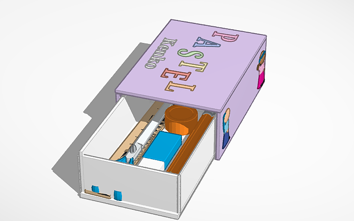 3D design Pencil Case by Icha 6A - Tinkercad