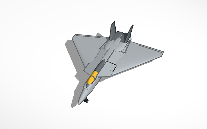 3D design FS-37 Stealth Fighter - Tinkercad