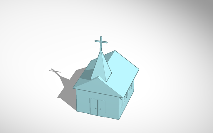 3D design Church - Tinkercad