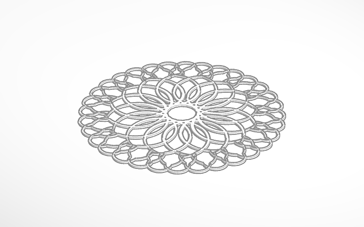 3d Design Mandala Tinkercad