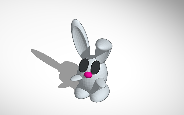 3D design Bunny Rabbit - Tinkercad