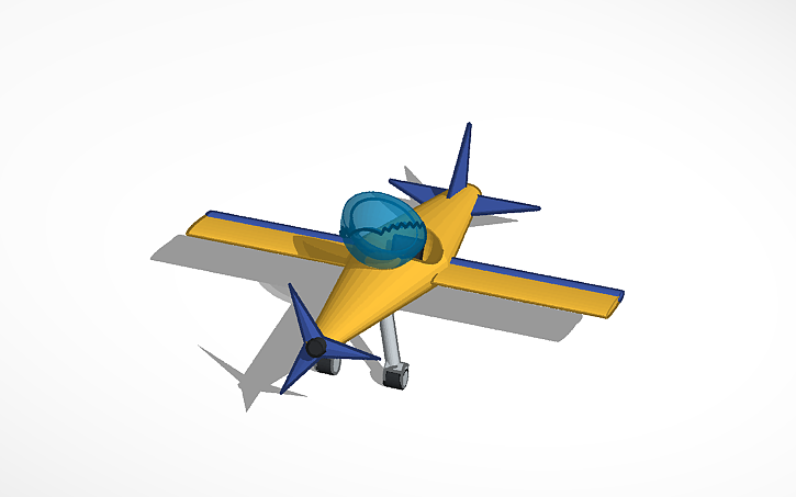 3D design Aeroplane - Tinkercad