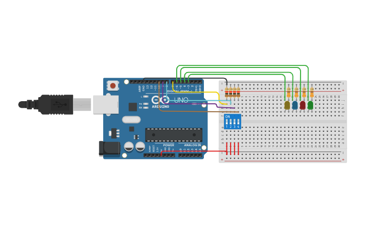 Circuit design Tarea arduino terminada | Tinkercad