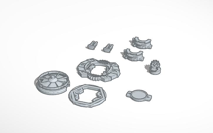 3D design Copy of Spark Knight Plastic Generation Beyblade - Tinkercad