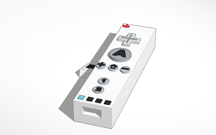 3D design Improved Wiimote for 3D Printing | Tinkercad