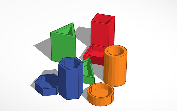 3D design Containers | Tinkercad