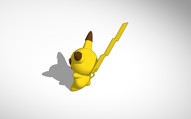 3D design Pikachu by Mason | Tinkercad