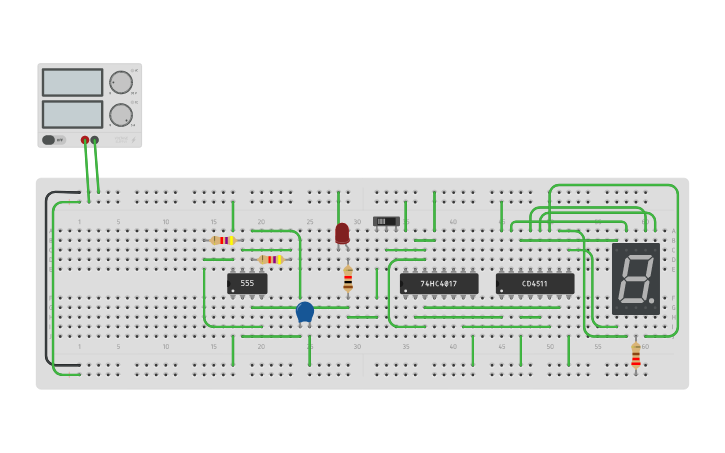 Circuit design Display - Tinkercad