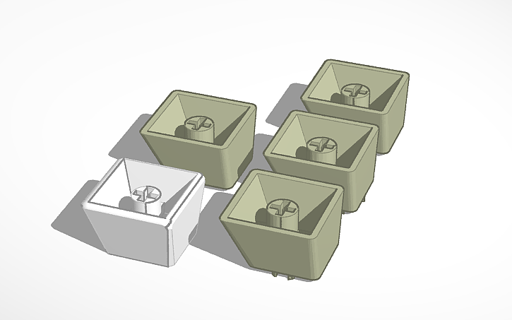 3D design keycap connor - Tinkercad