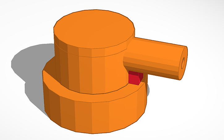 3D design Rustoleum Spray Paint Extractor - Tinkercad