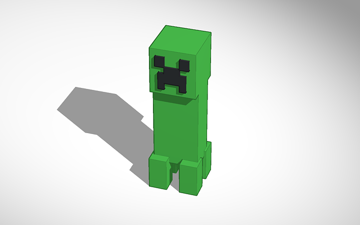 3D design Minecraft Creeper | Tinkercad