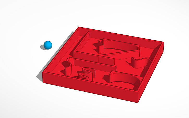 3D design Ball Maze | Tinkercad