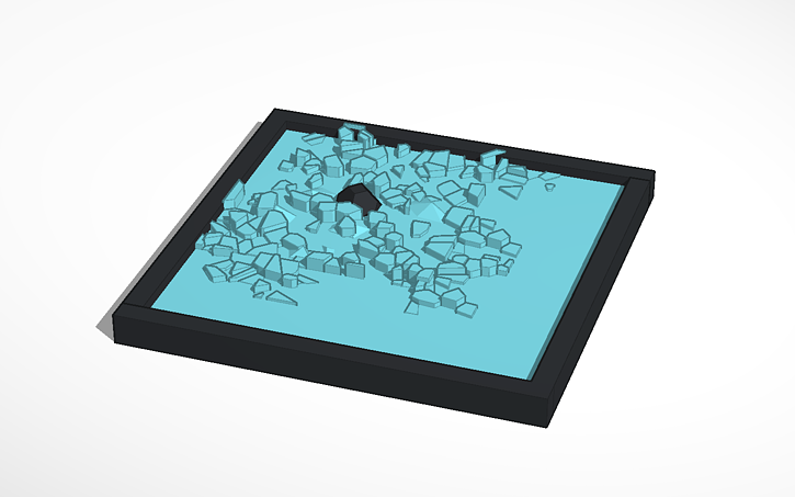 3D design Shattered glass | Tinkercad