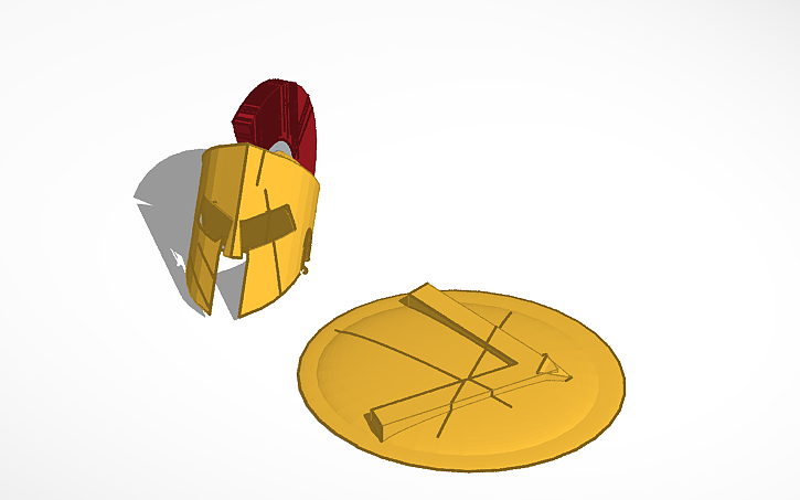 3D design spartan stuff - Tinkercad