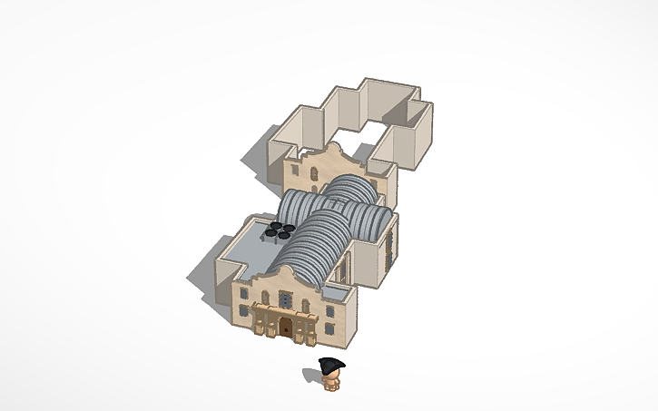 3D design Alamo copy - Tinkercad