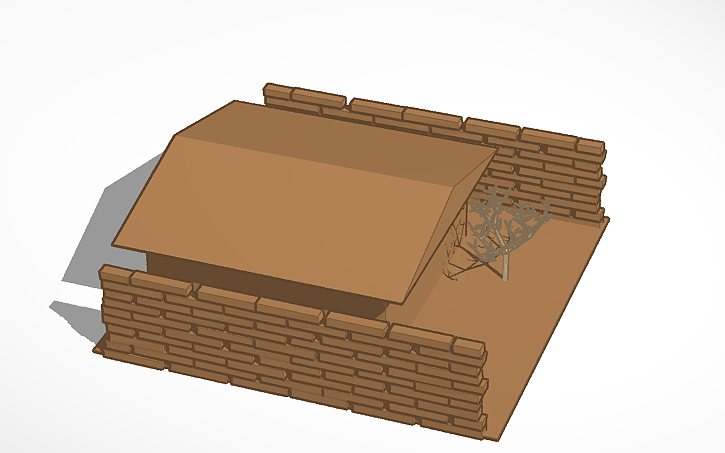 3D design My home after dust storm - Tinkercad