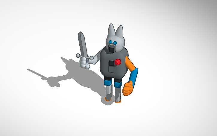 3D design Robot - Tinkercad