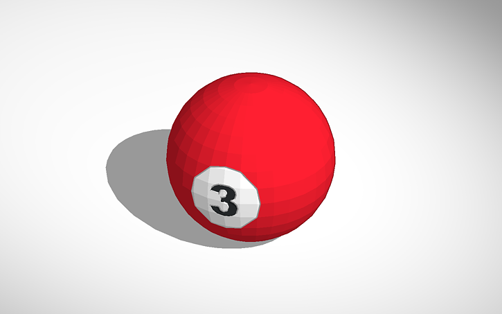 3D design 3 Ball - Tinkercad