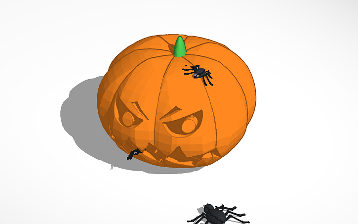 3D design Spooky Halloween - Tinkercad