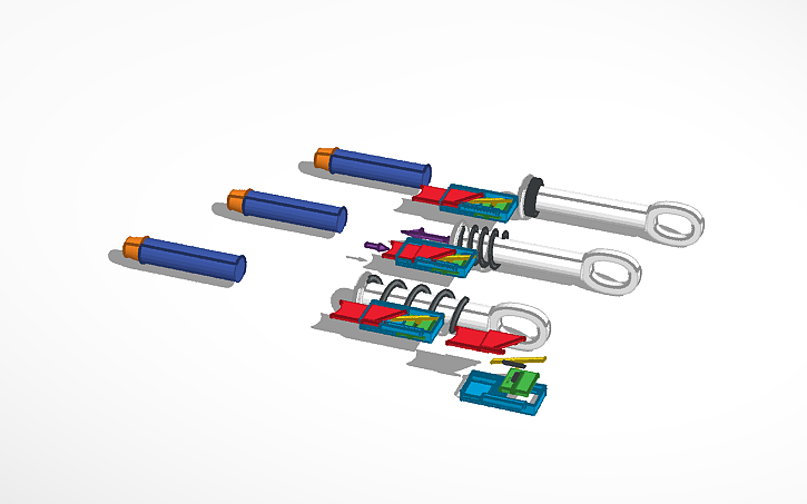3D design Nerf gun - Tinkercad