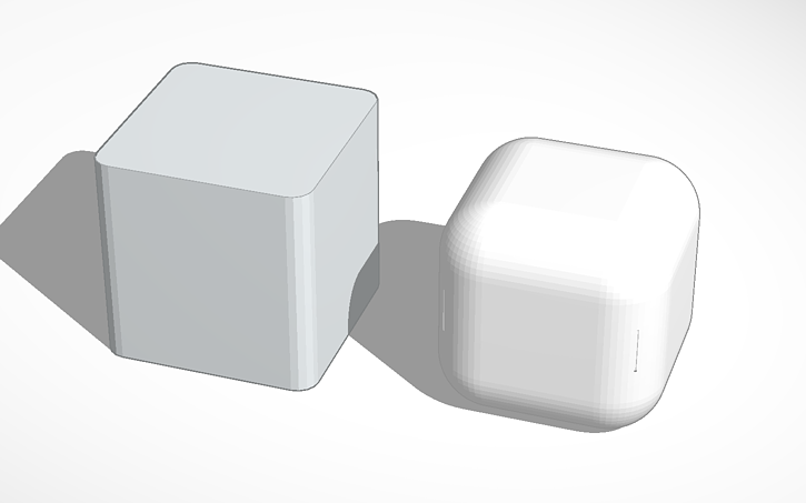 3d Design Rounded Cubes Tinkercad