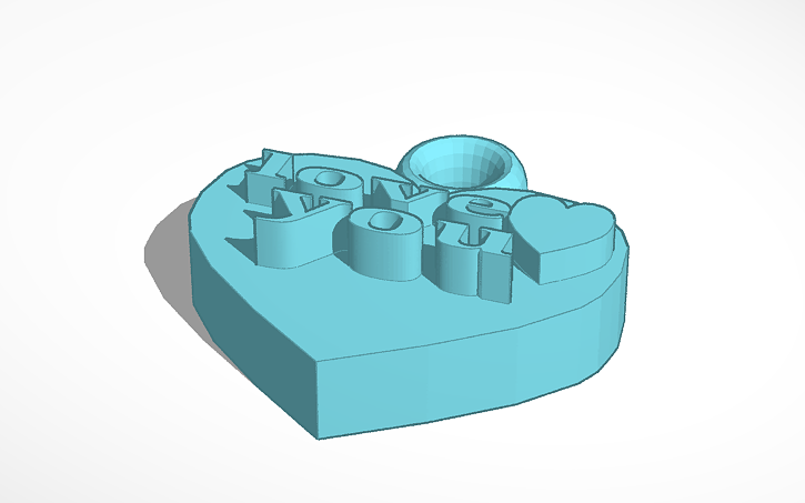 3D design Heart - Tinkercad