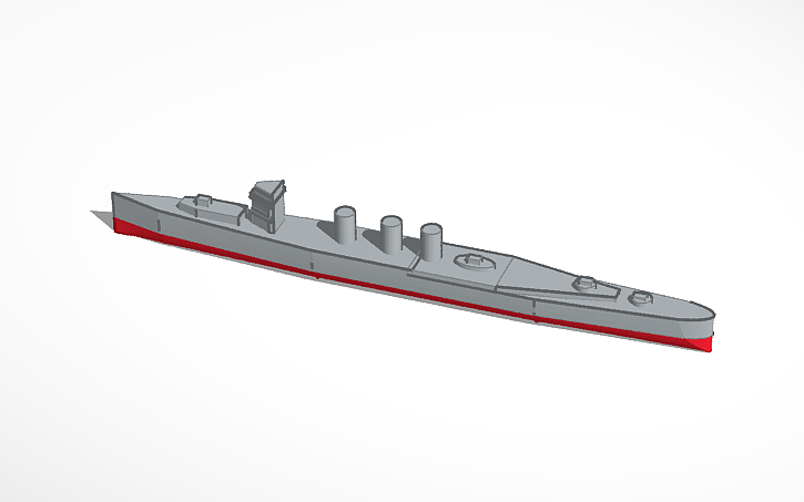 3D design Nagara Class - Tinkercad