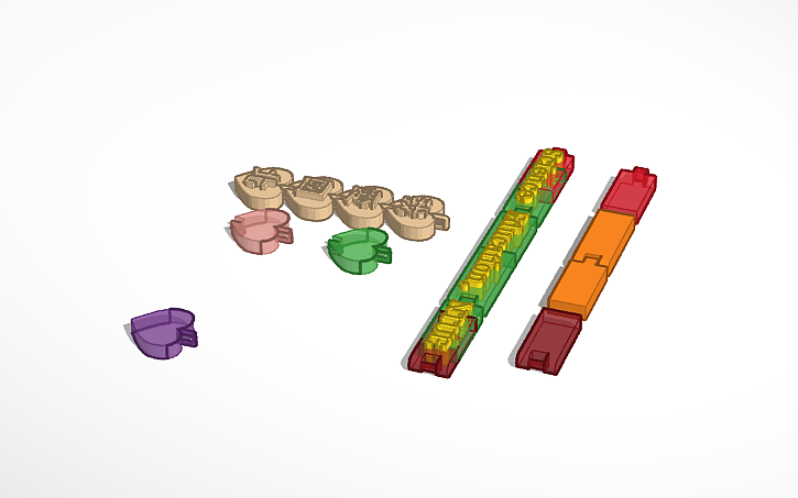3d Design Long Keyring Tinkercad
