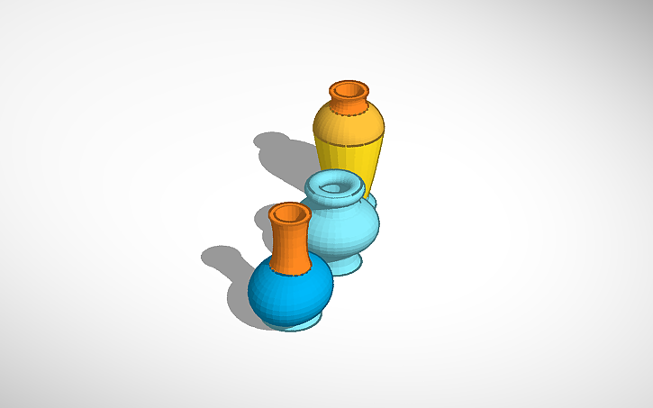 3D design Vase - Tinkercad