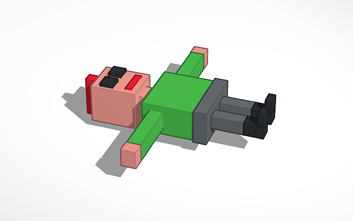 3D design Boneco - Tinkercad