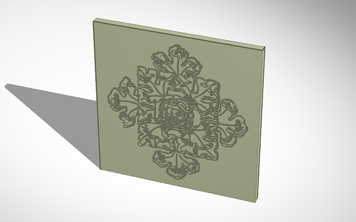 3D design Conversion of 2d into 3d design - Tinkercad