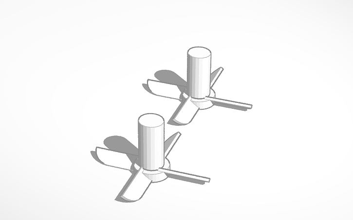 3D design propellers - Tinkercad