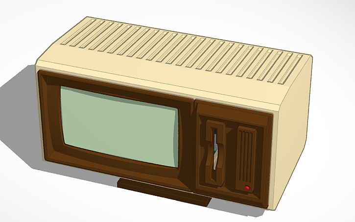 3D design Philips computer P5020 Pi build - Tinkercad