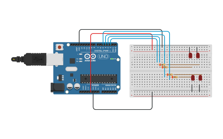 Circuit design GPIO_2 | Tinkercad