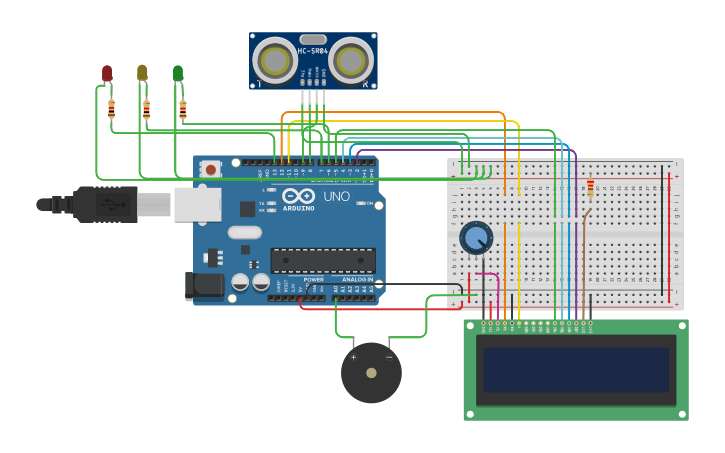 Circuit Design Complete For Code Block Tinkercad 5880