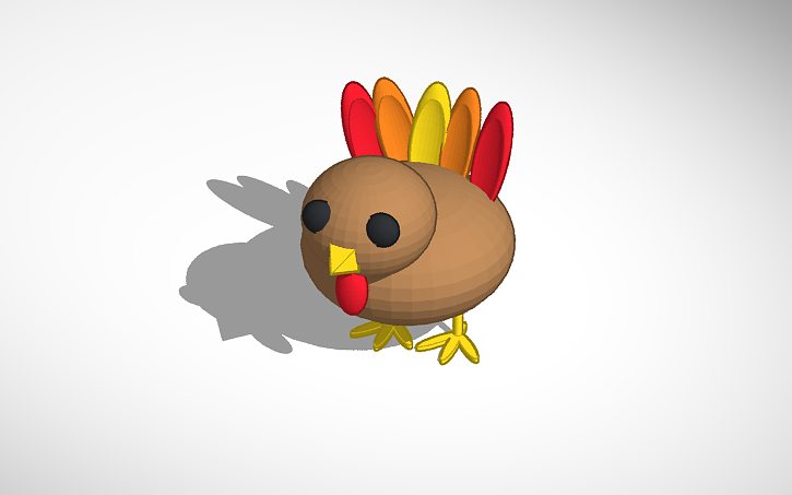 3D design #thanksgiving - Tinkercad