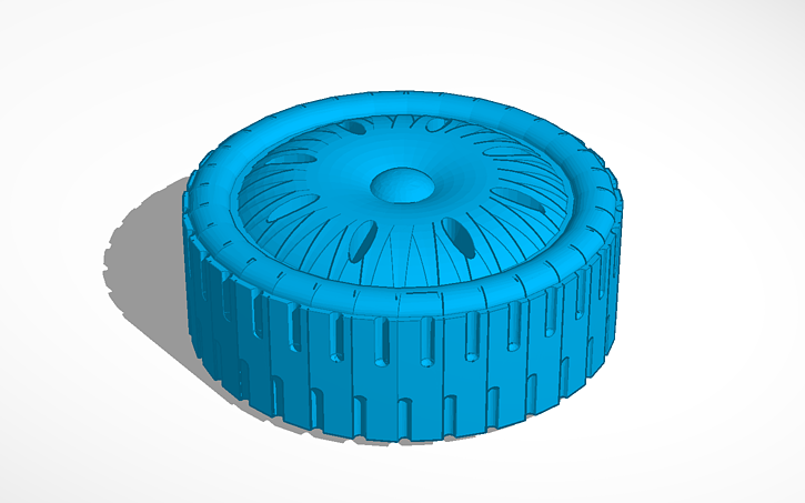 3D design Rubber wheel for toy | Tinkercad