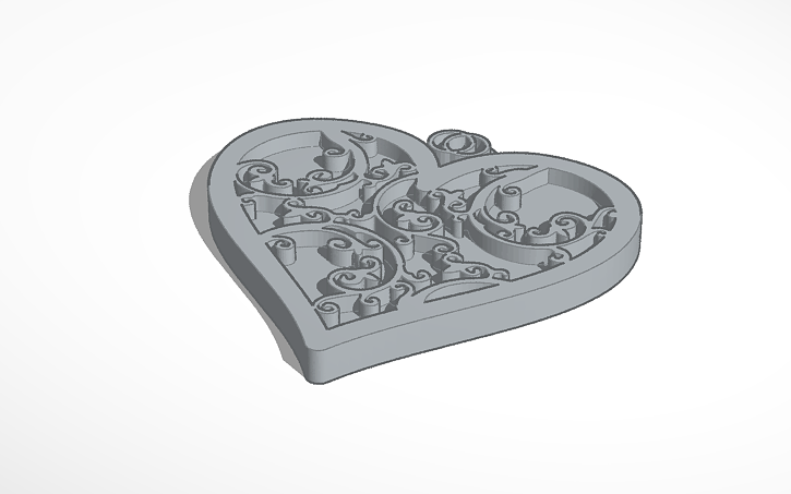 3D design Intermediate Wedding Favor - Tinkercad
