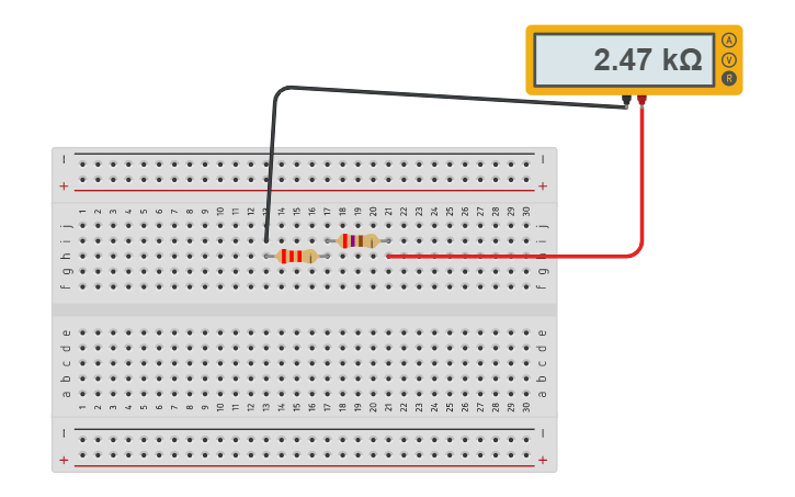 Circuit Design Resistors Are In Series Tinkercad