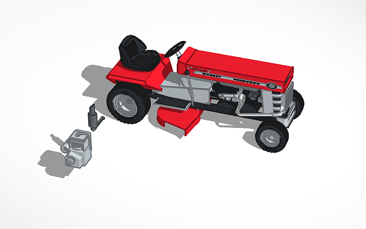 3D design RB26 Mower - Tinkercad