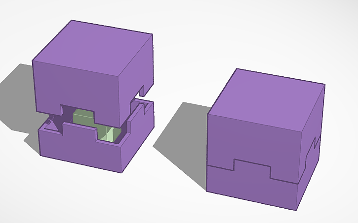 3D design Minecraft: Shulker - Tinkercad