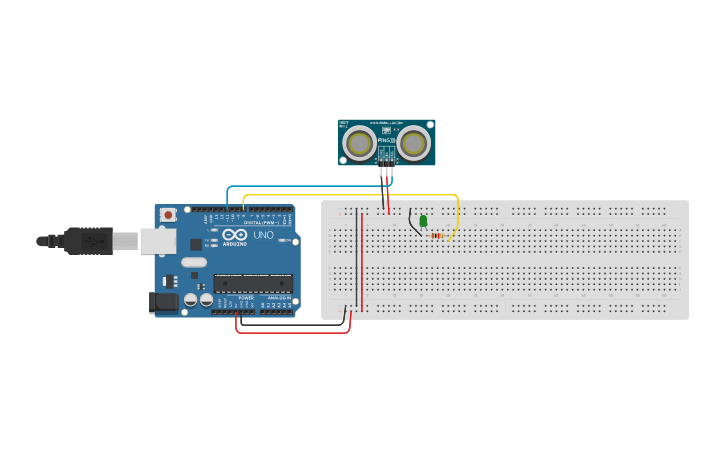 Circuit design Copy of (PINTU OTOMATIS)Ultrasonik,LED,Buzzer | Tinkercad Circuit design Copy of (PINTU OTOMATIS)Ultrasonik,LED,Buzzer | Tinkercad