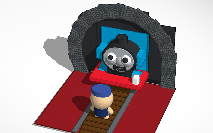 3D design cursed train frends6 - Tinkercad