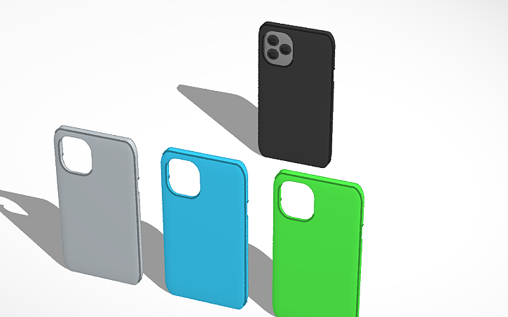 3D design Iphone 11 with Covers - Tinkercad