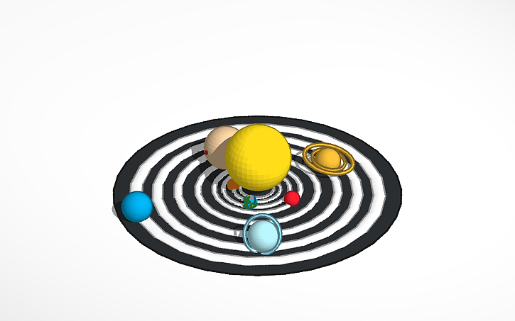 3D design Solar System | Tinkercad