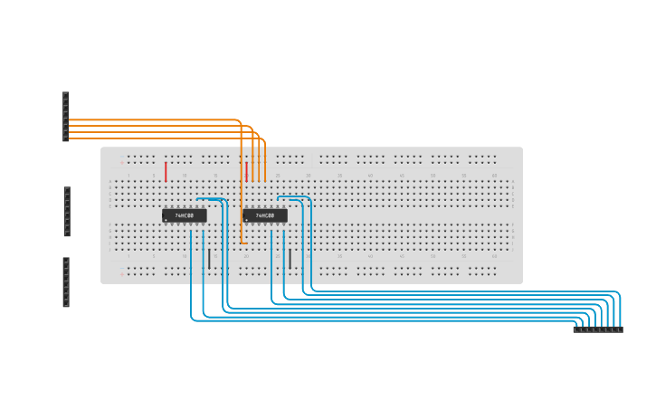 Circuit design Copy of RAM - Tinkercad