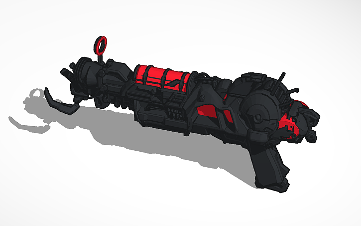 3D design ray gun mark 2 - Tinkercad