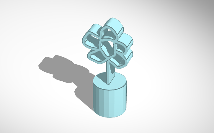 3D design Flower | Tinkercad