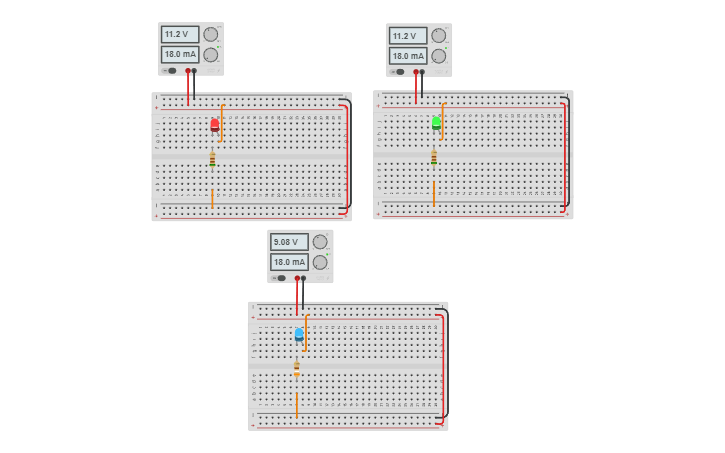 Circuit design Ejercicio 7 - Tinkercad
